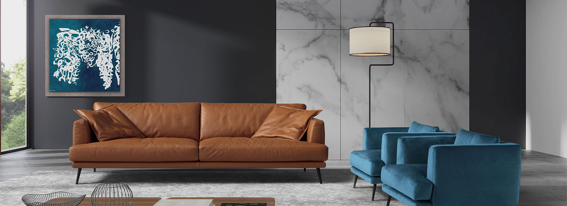 Divani con piedino alto Trento e Bolzano